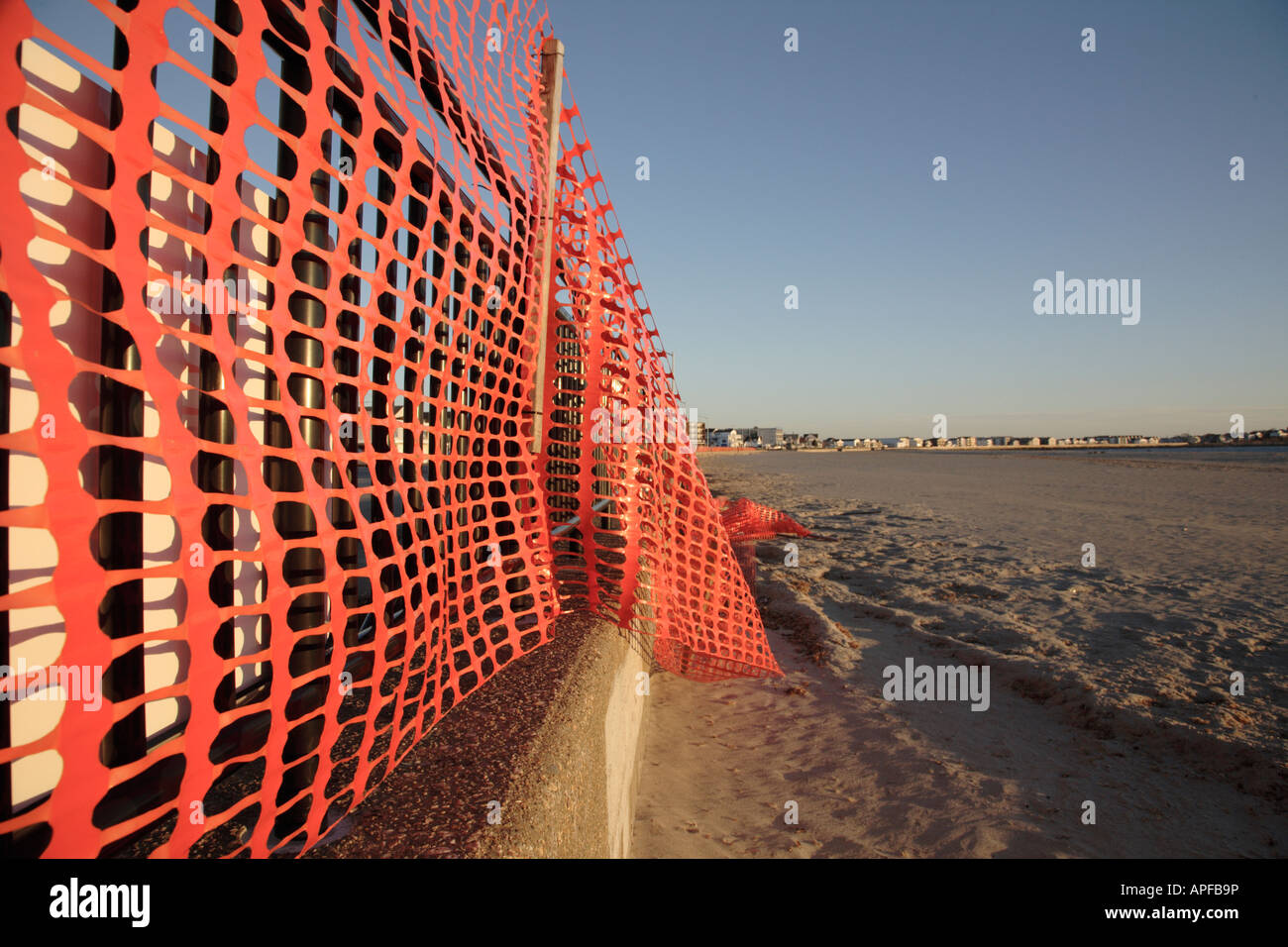 Hampton Beach New Hampshire USA during the winter months which is part ...