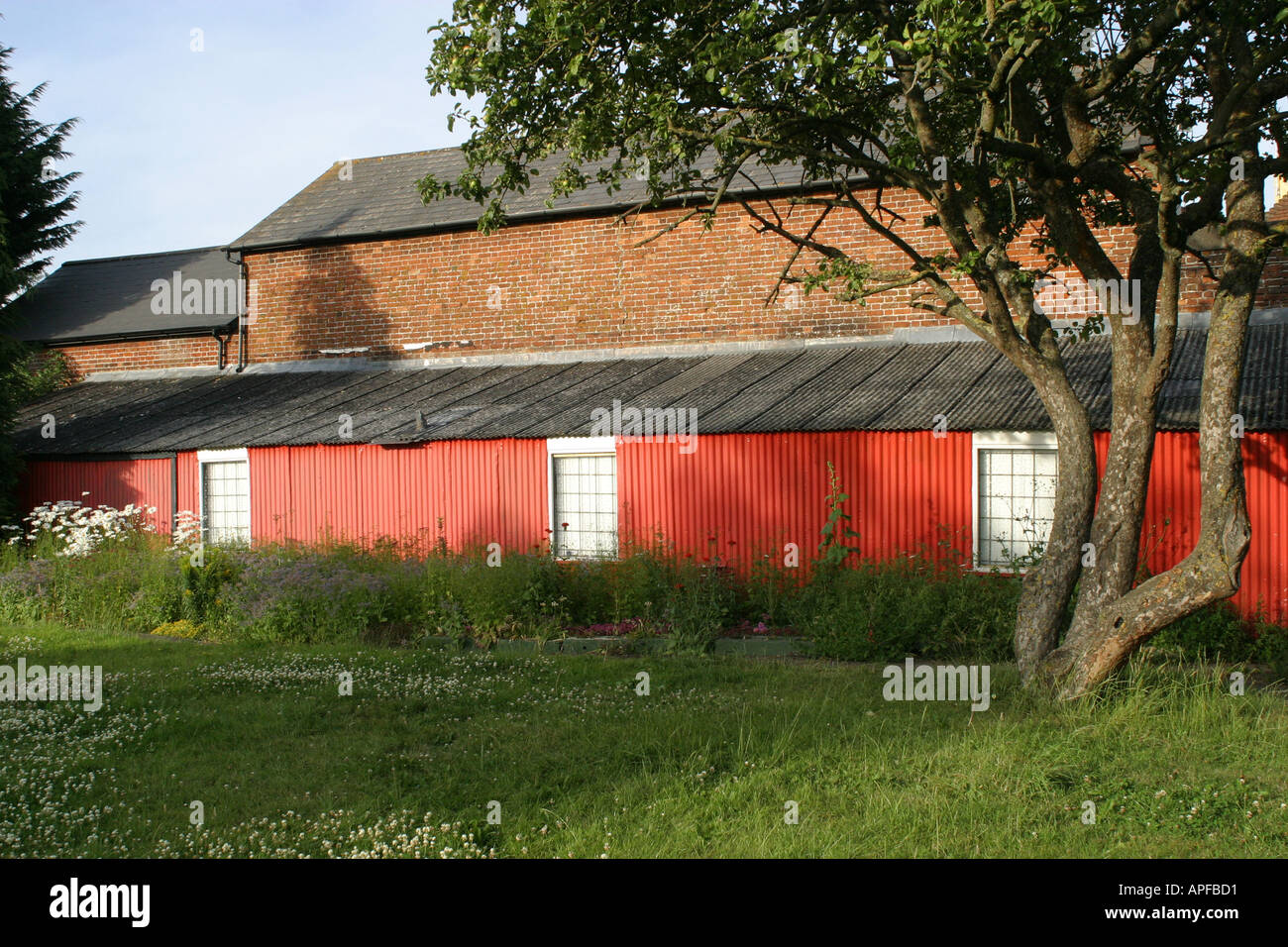 Lean to skittle alley attached to a pub in Wootton Bassett Wiltshire ...