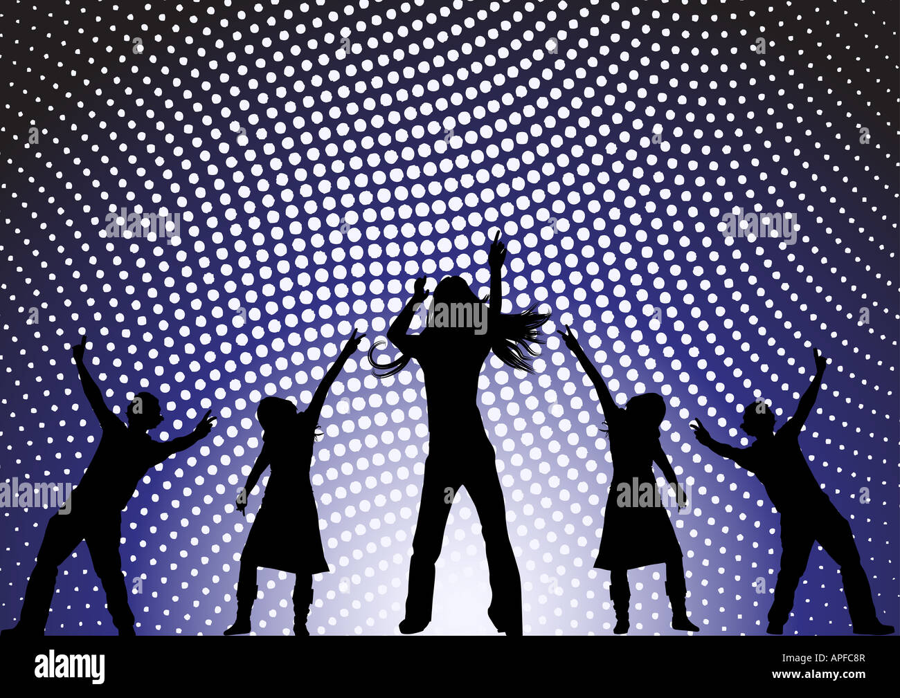 happy people dancing at a party Stock Photo - Alamy