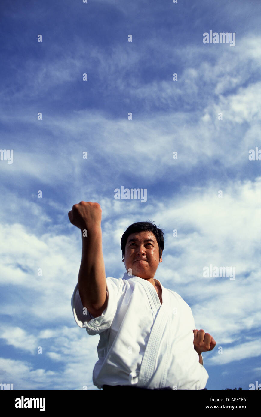 Sport Combat Martial Arts Karate Stock Photo - Alamy