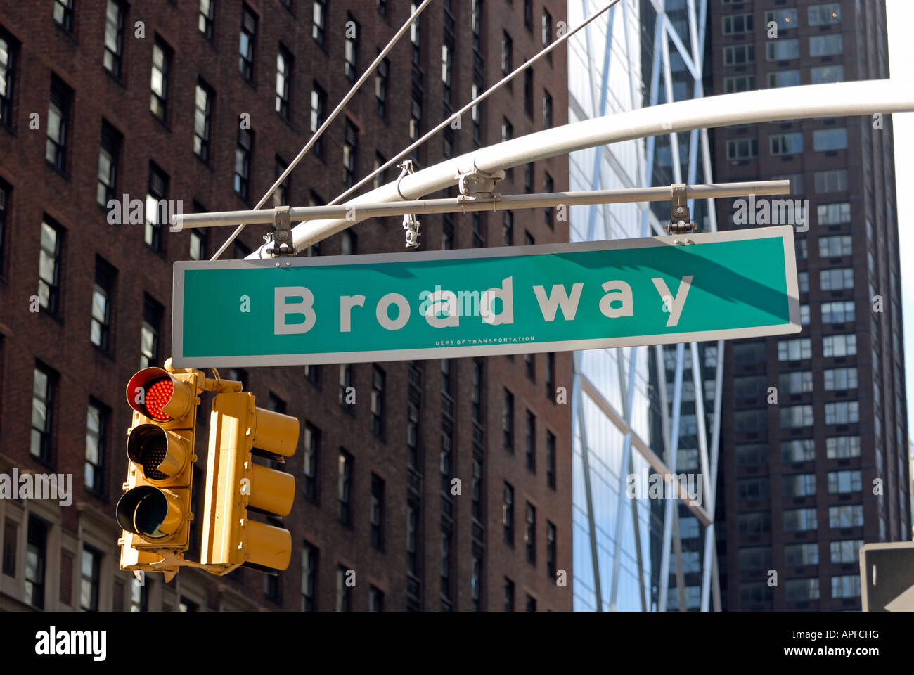 Broadway Street Sign, New York Stock Photo - Alamy