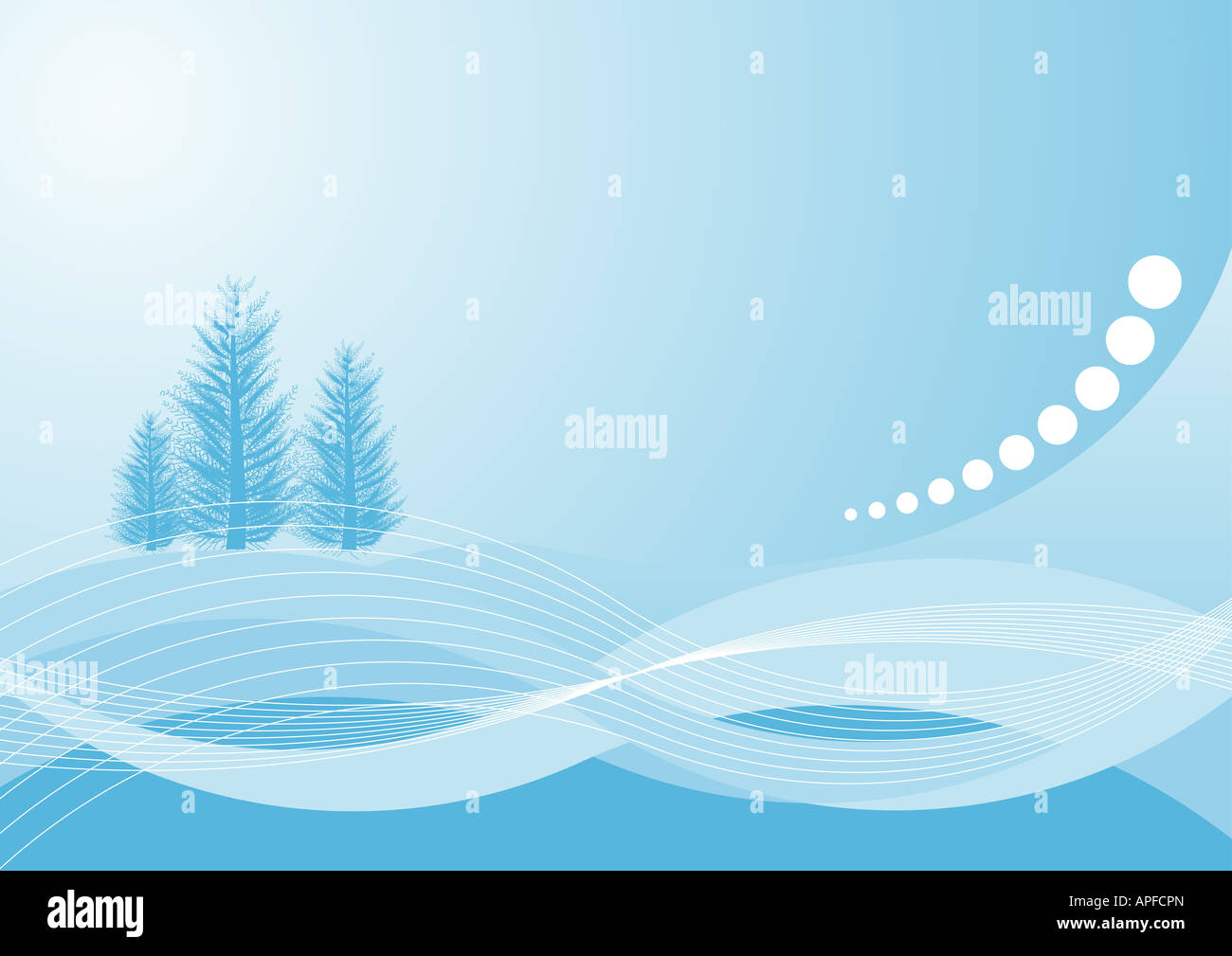 winter tree design Stock Photo - Alamy