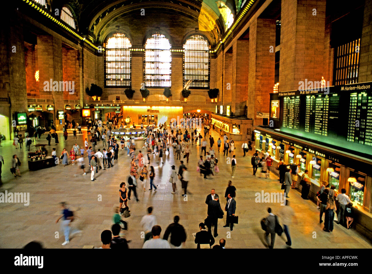 Main Concourse Grand Central Station Terminal New York City Manhattan ...