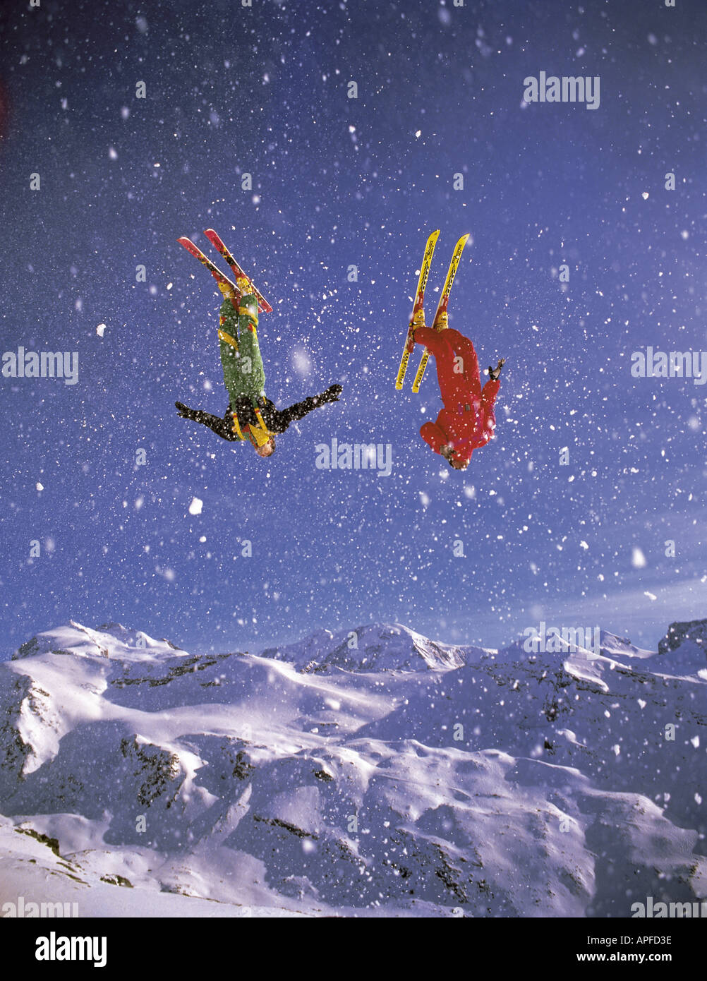 Acrobatic skiing hi-res stock photography and images - Alamy