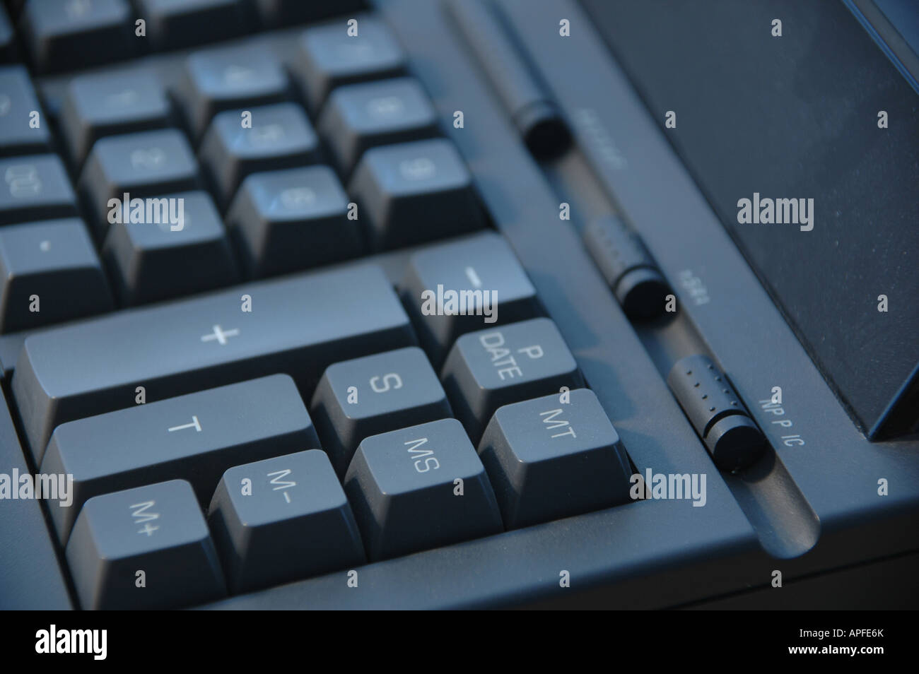 Manual adding machine hi-res stock photography and images - Alamy