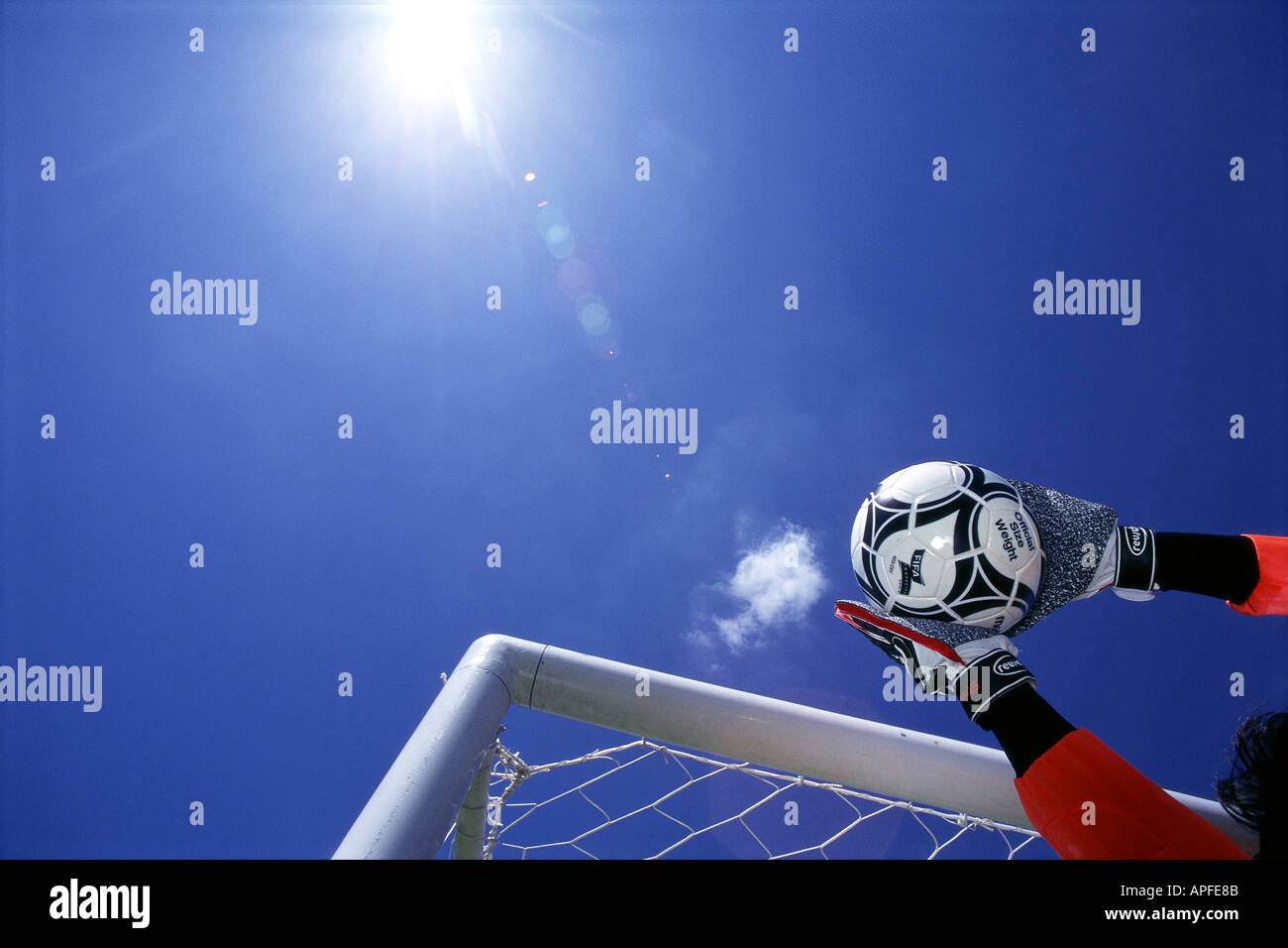 Professional football crossbar hi-res stock photography and images - Alamy