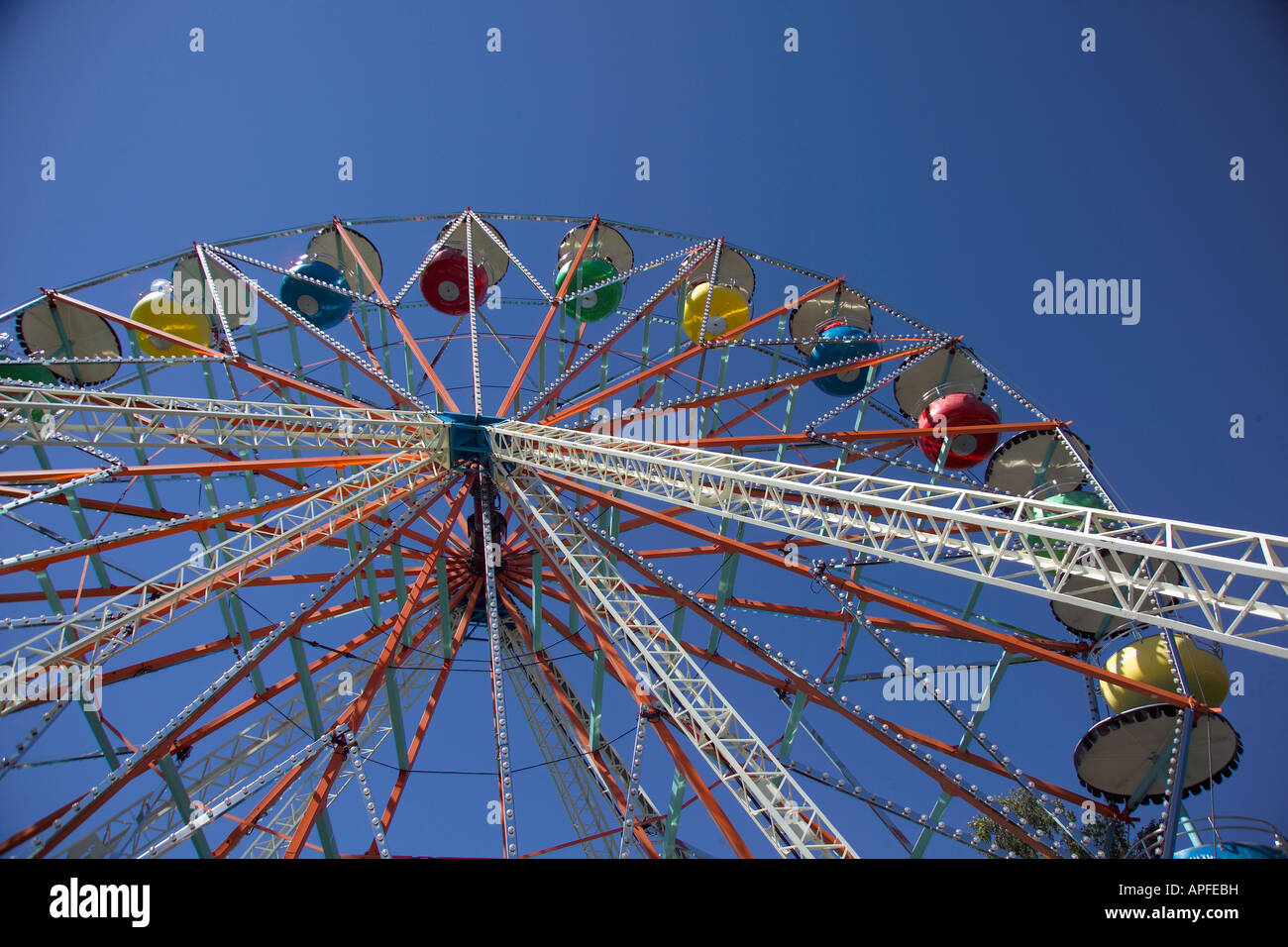 Multicolored Ferris Wheel Stock Photo - Alamy
