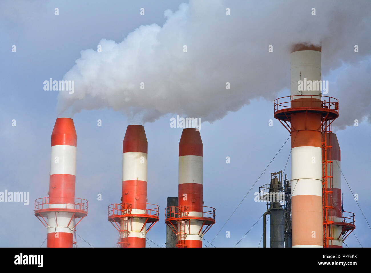 Emissions from the stacks hi-res stock photography and images - Alamy