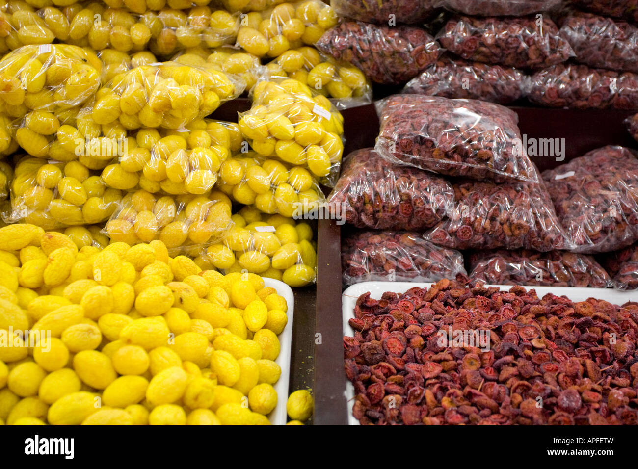 Dried fruit, Xian, China Stock Photo - Alamy