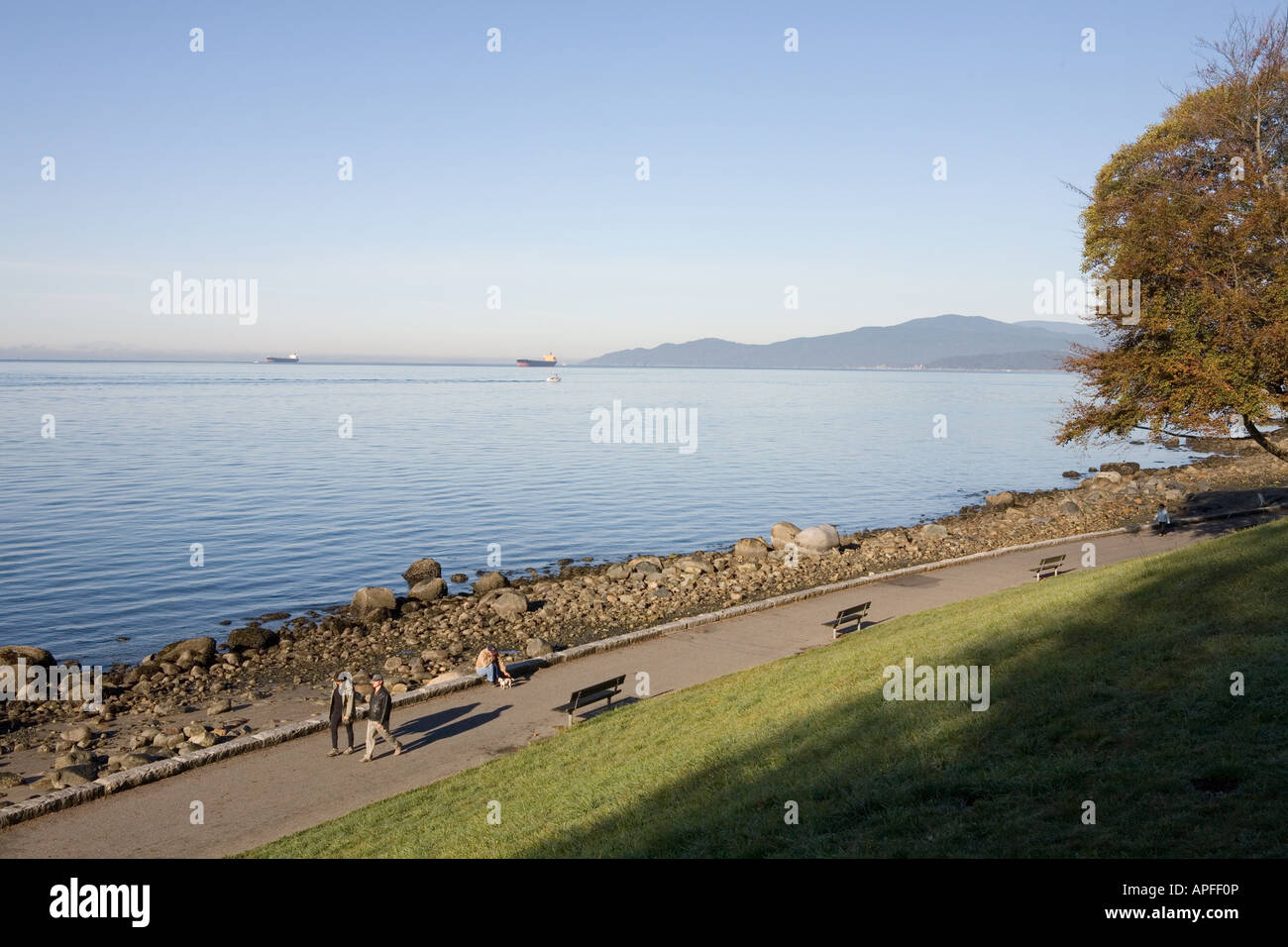 A view of English Bay Stock Photo - Alamy