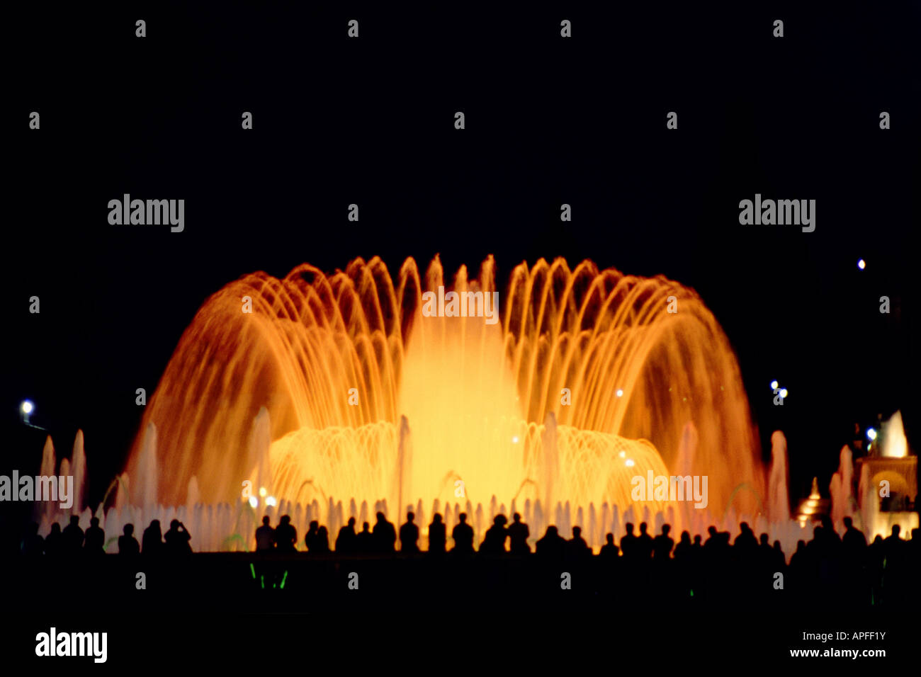 Magic Fountain, Barcelona, Catalonia, Spain Stock Photo - Alamy