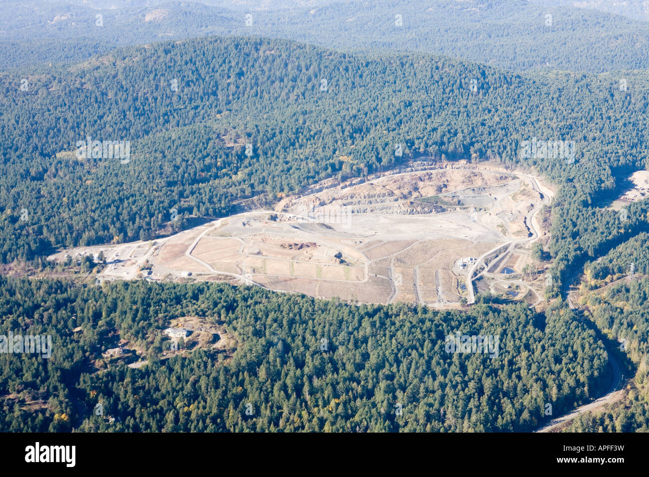 A clear cut forest for mining Stock Photo - Alamy