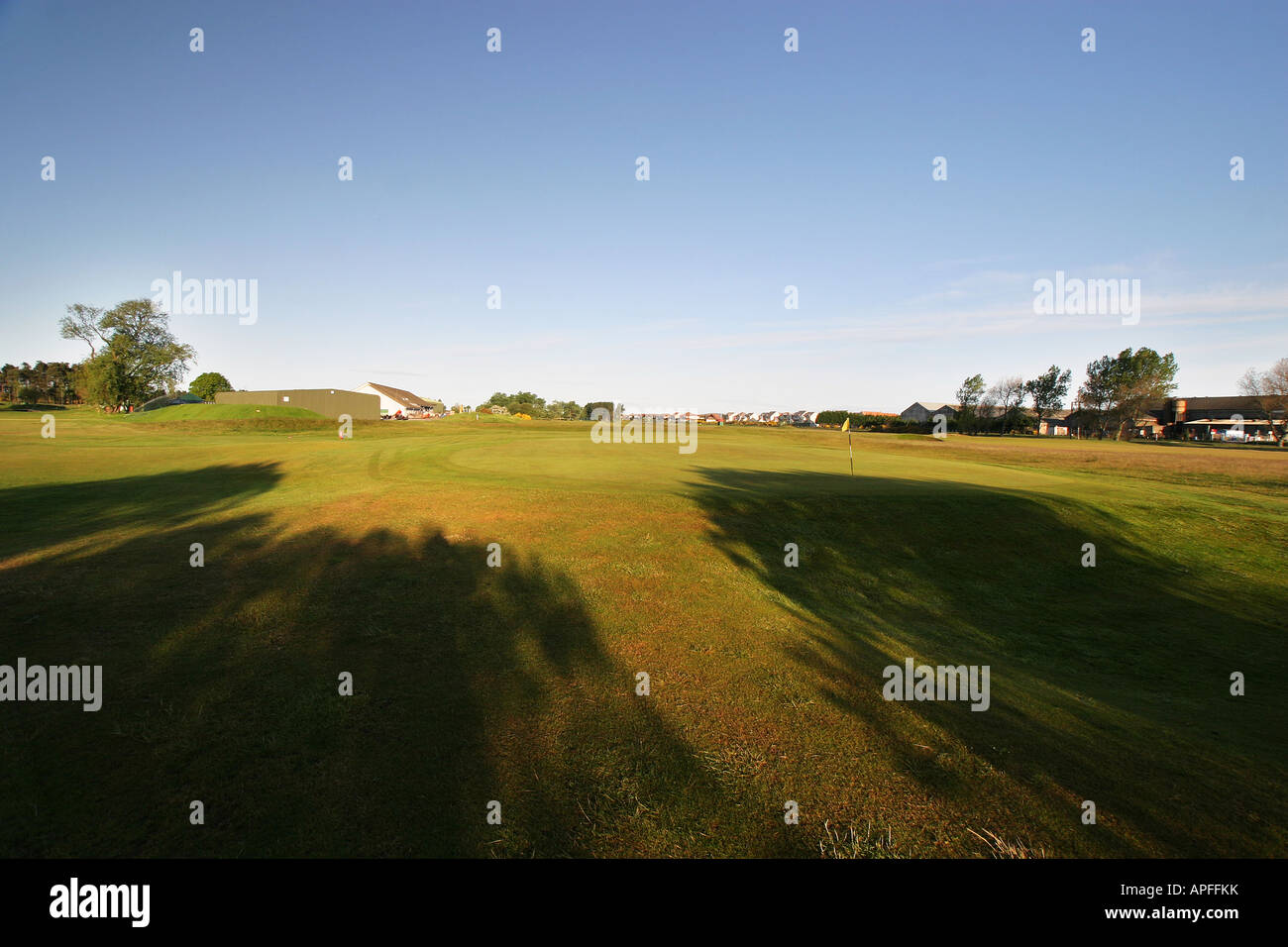 Burnside course 4th hole Carnoustie golf Links scotland Stock Photo - Alamy