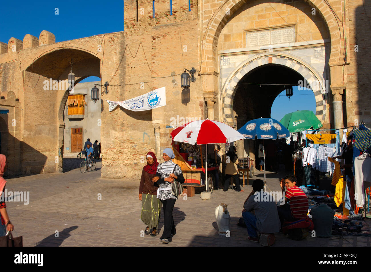 A small market inside the gates of the Kairouan Medina Stock Photo - Alamy
