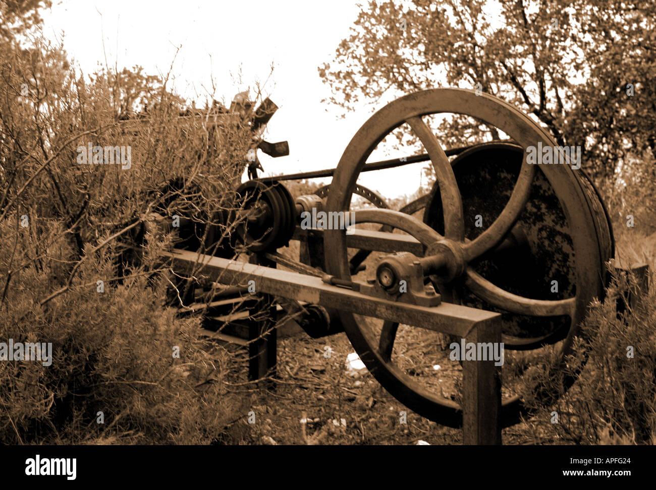 Rusty industrial machinery abandoned marble hi-res stock photography ...