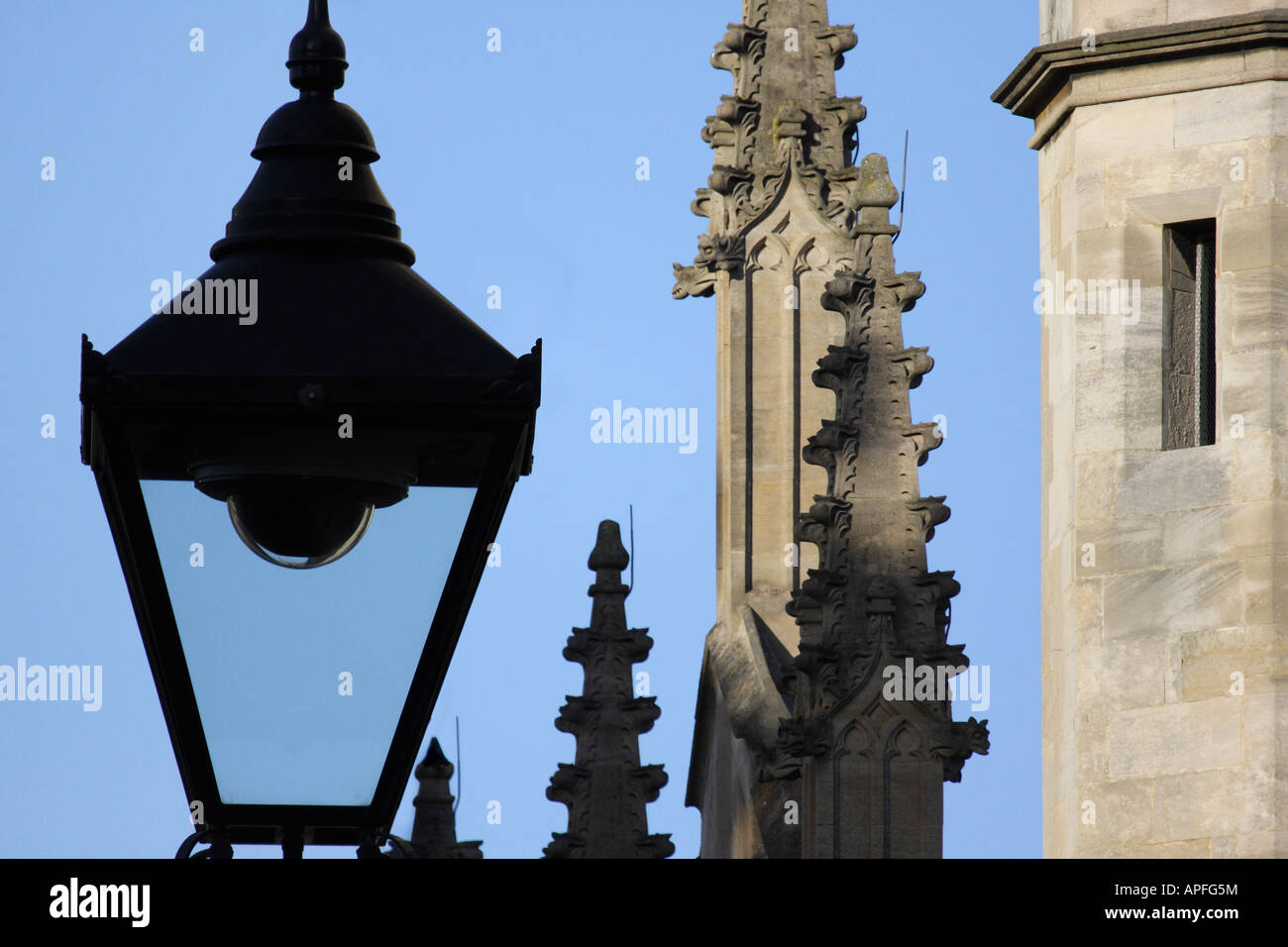 Lantern in Radcliffe Square Oxford Stock Photo - Alamy