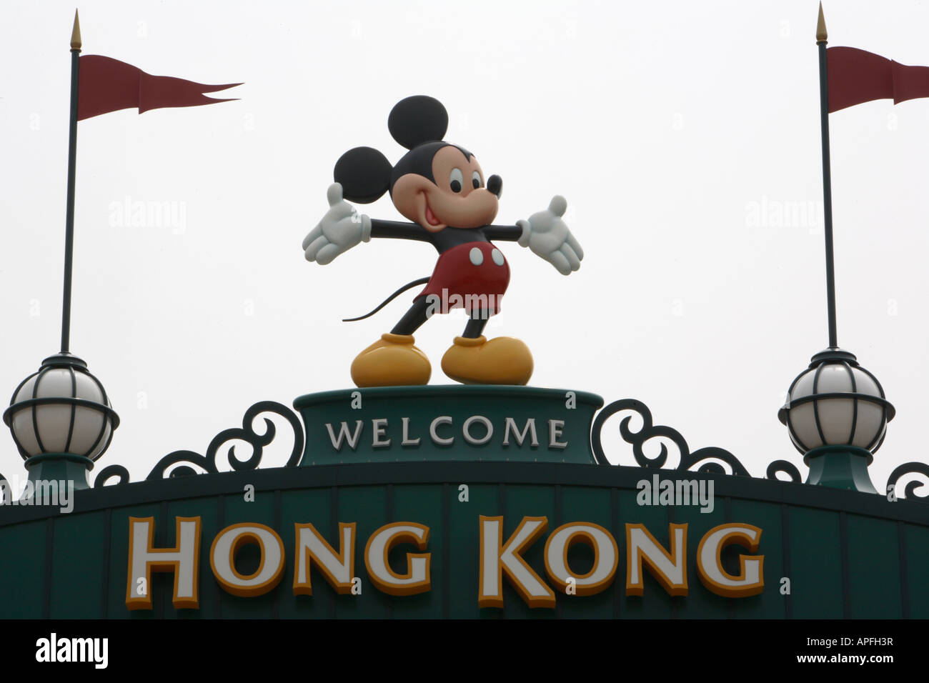 Hong kong disneyland entrance hi-res stock photography and images - Alamy