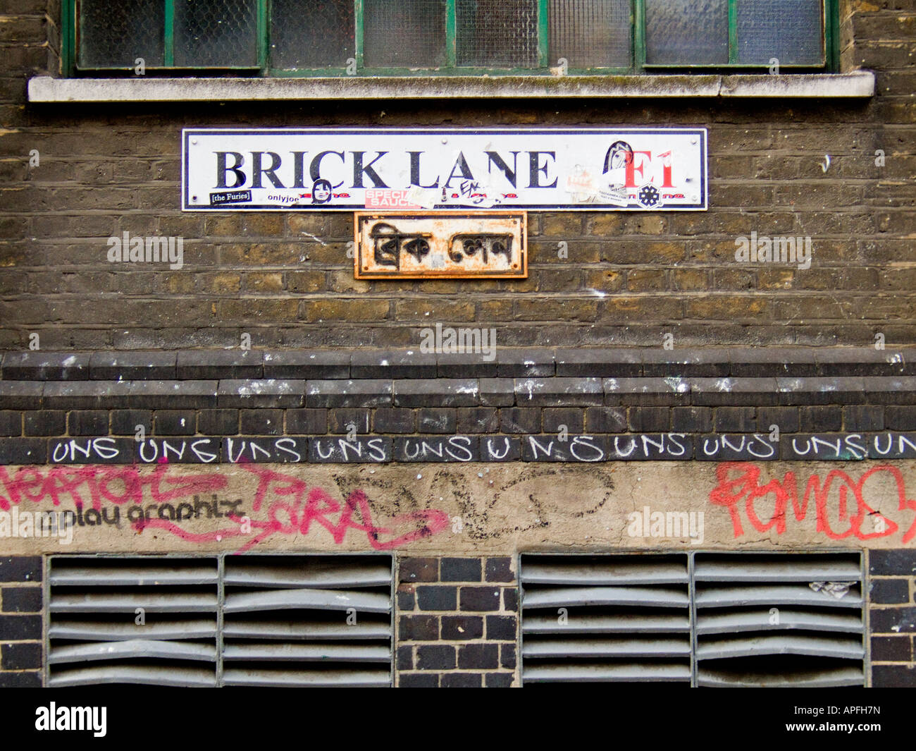 East London Brick Lane / Spitalfields area Stock Photo - Alamy