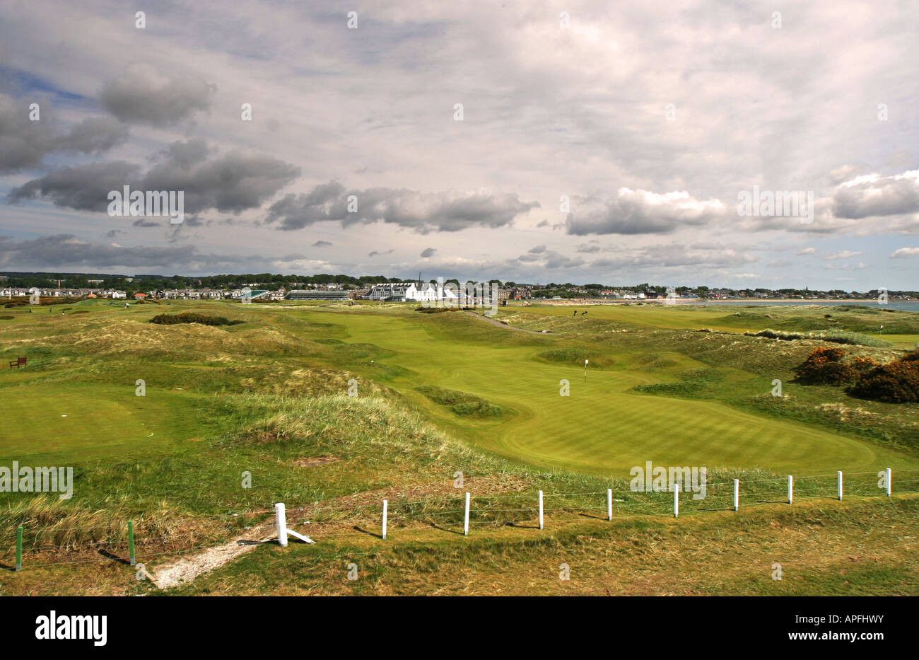 Carnoustie Championship Golf Links 2nd Hole scotland open 2007 hotel ...
