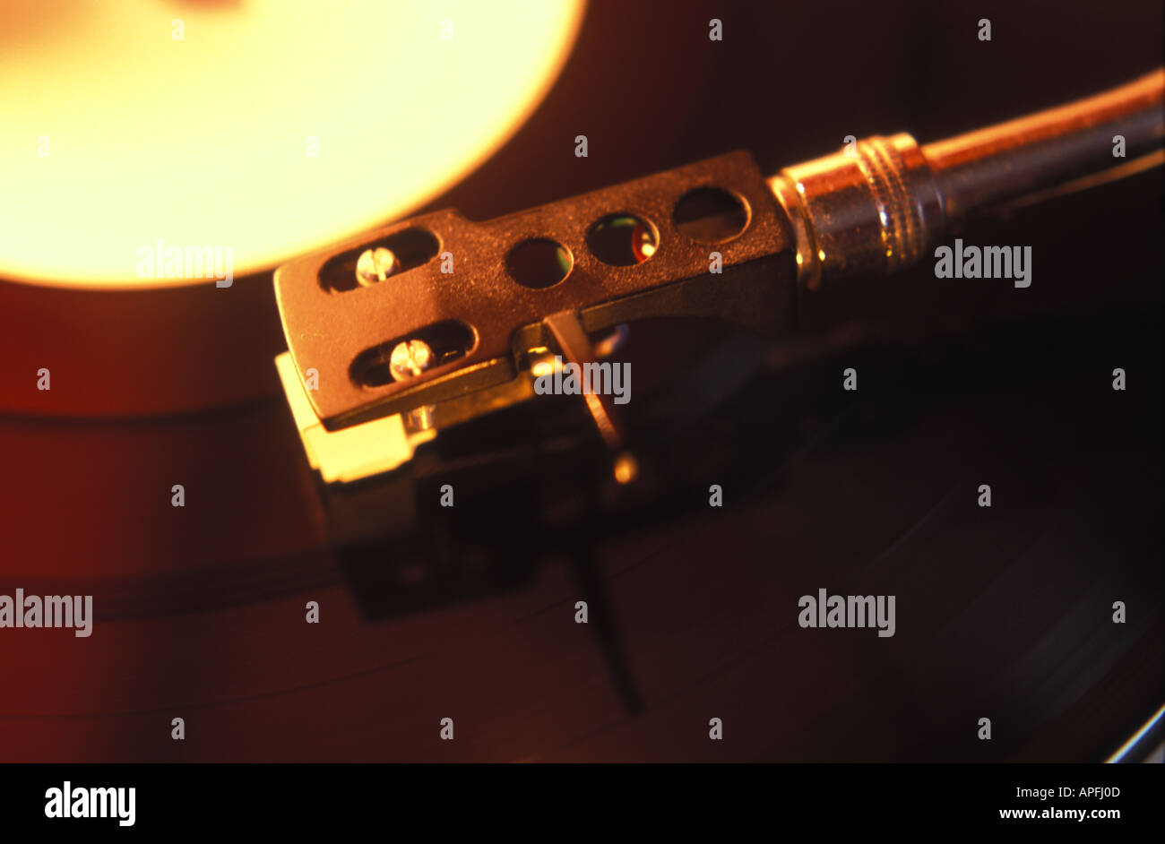 Needle on record Stock Photo - Alamy