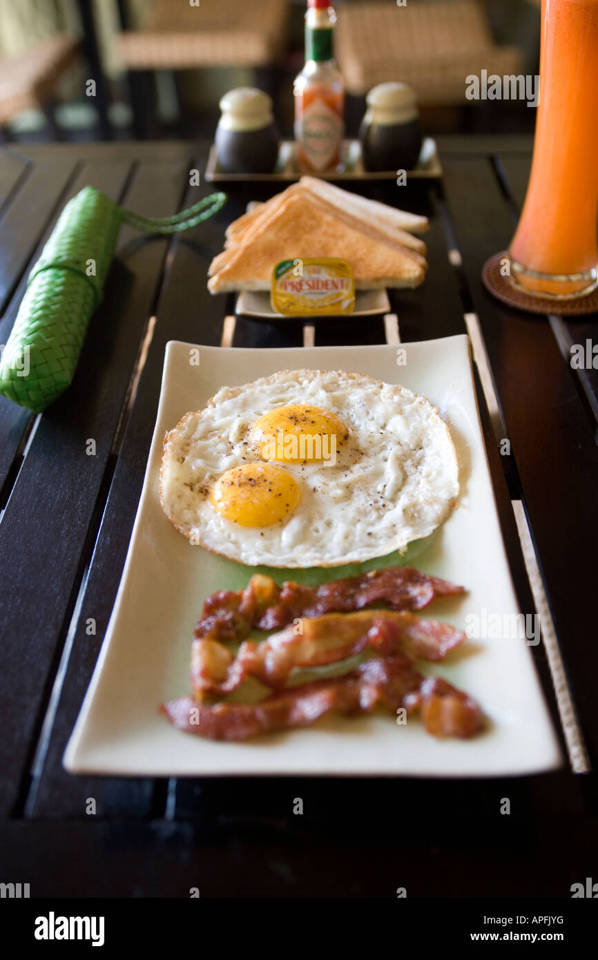 Western Breakfast Phnom Penh Cambodia Stock Photo - Alamy
