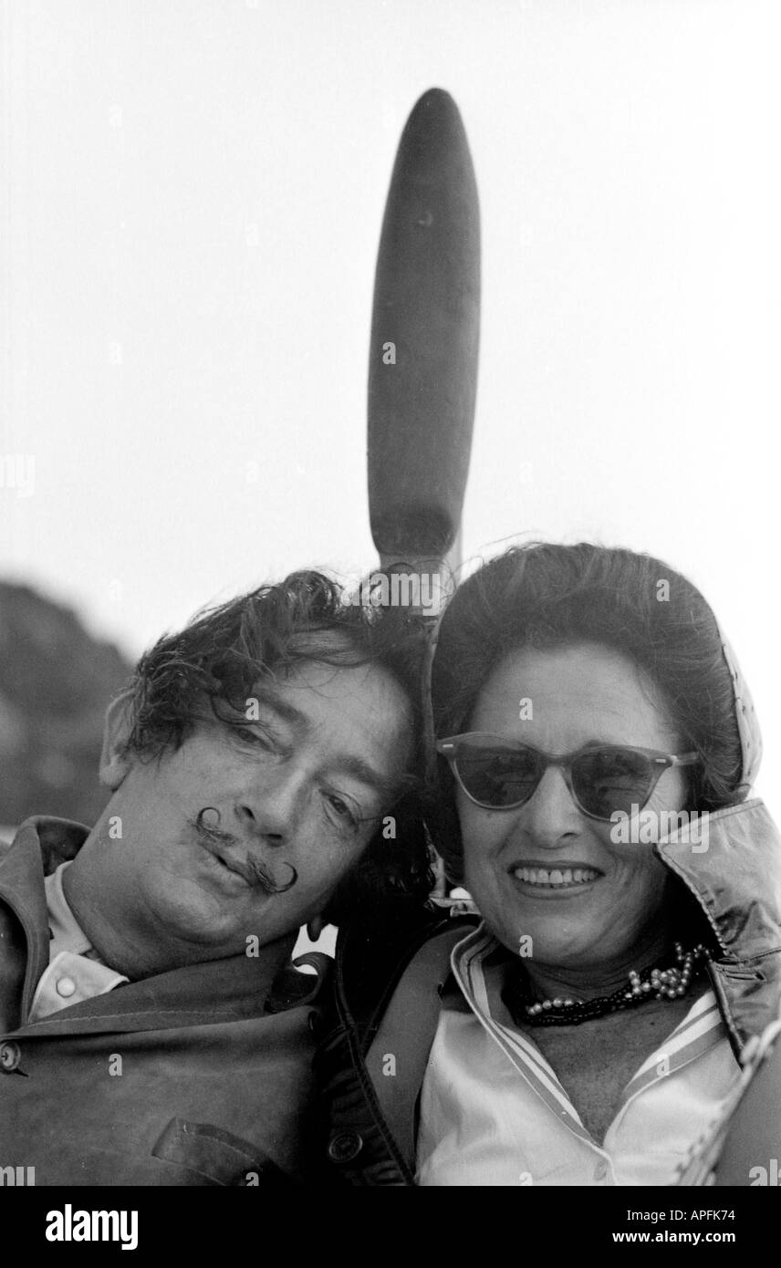Salvador Dali and Gala 1959 Stock Photo - Alamy