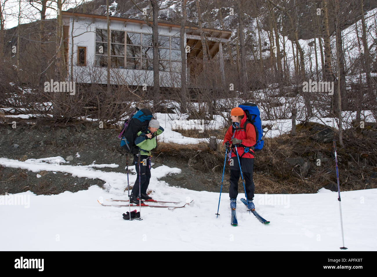alaska serenity hut chugach mountains eklutna traverse route from ...