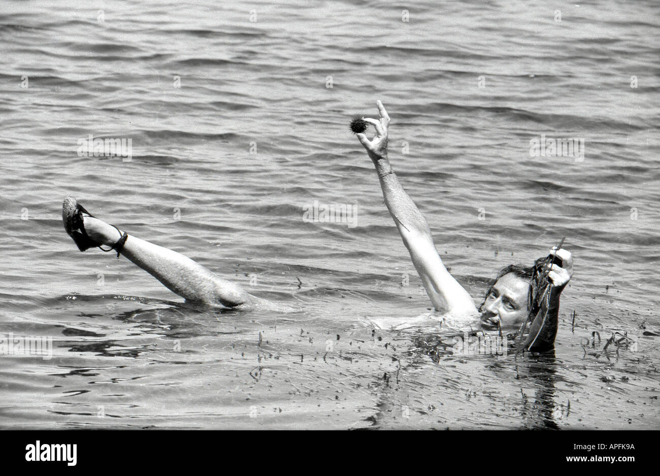 Salvador Dali bathing Port Lligat 1960 Stock Photo - Alamy