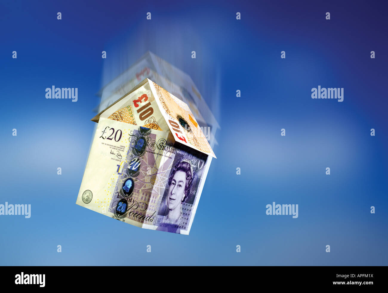 falling house prices Stock Photo - Alamy