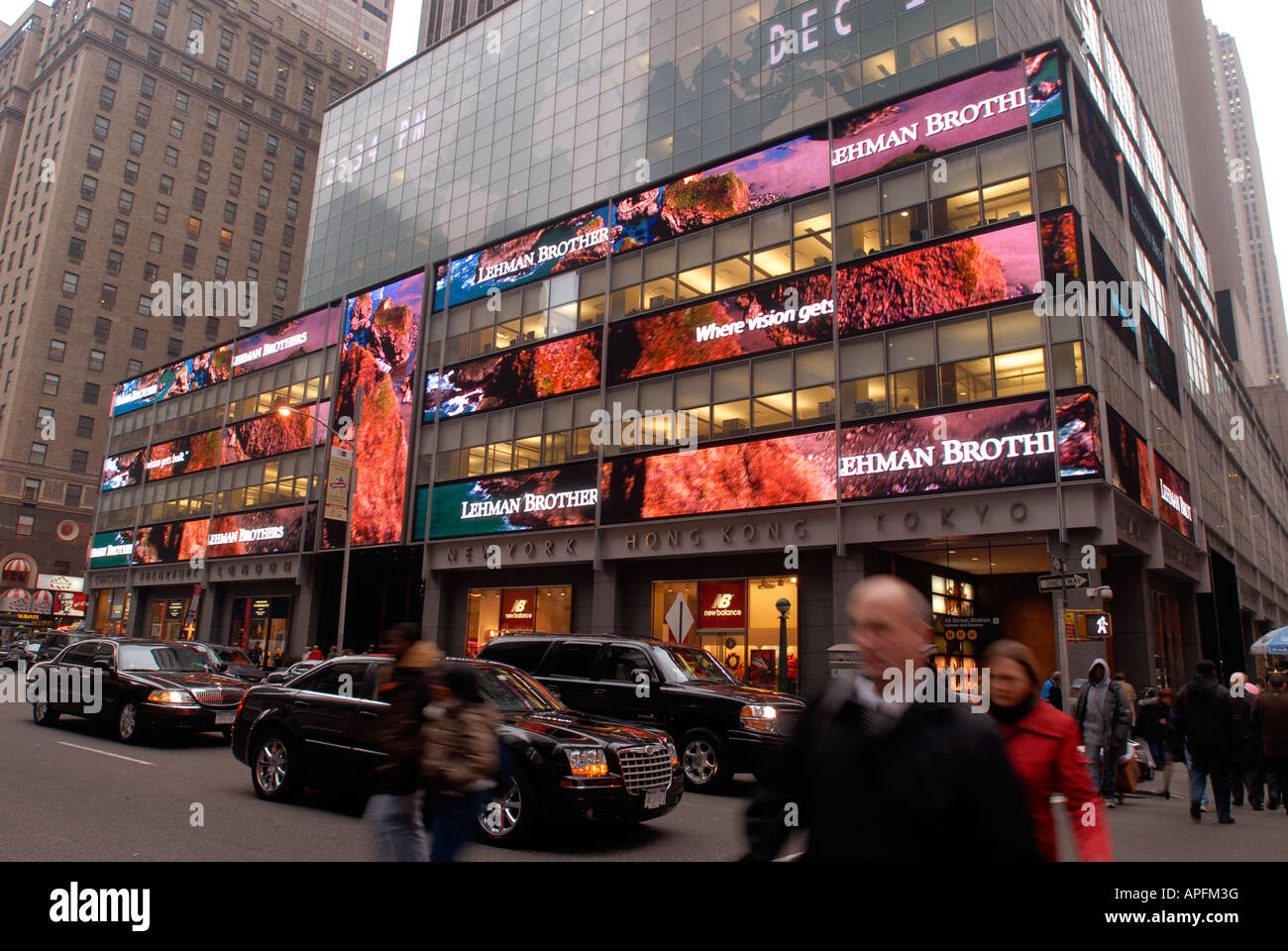 Lehman bros sign hi-res stock photography and images - Alamy
