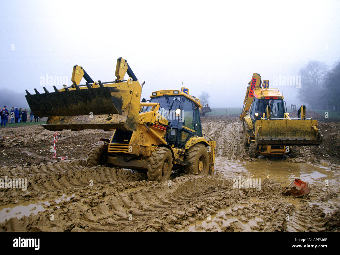 JCB RACING ACTION Stock Photo - Alamy