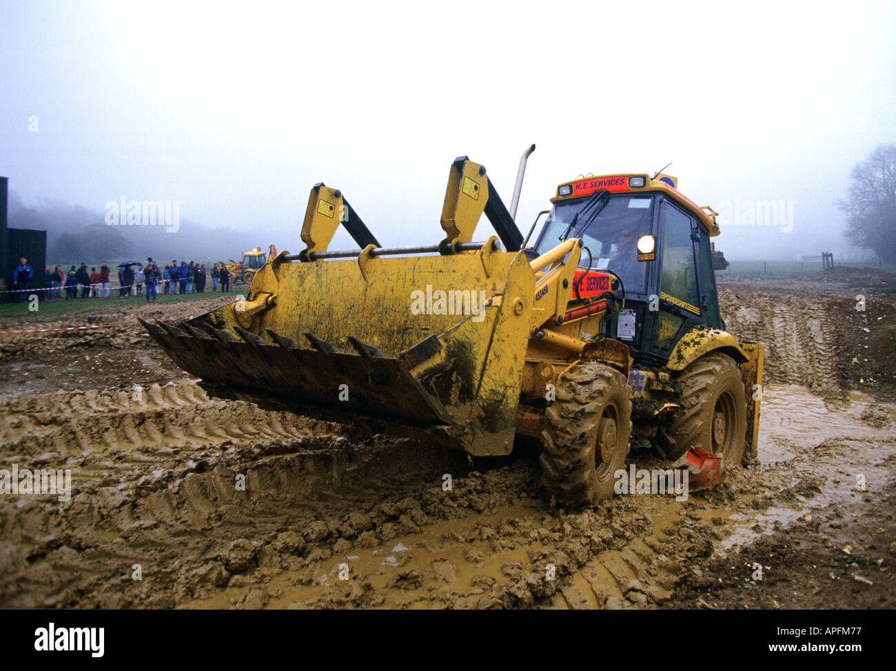 JCB RACING ACTION Stock Photo - Alamy