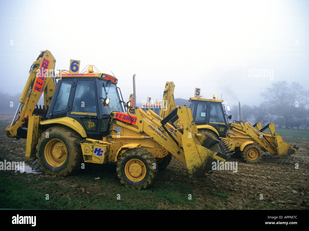 JCB RACING ACTION Stock Photo - Alamy