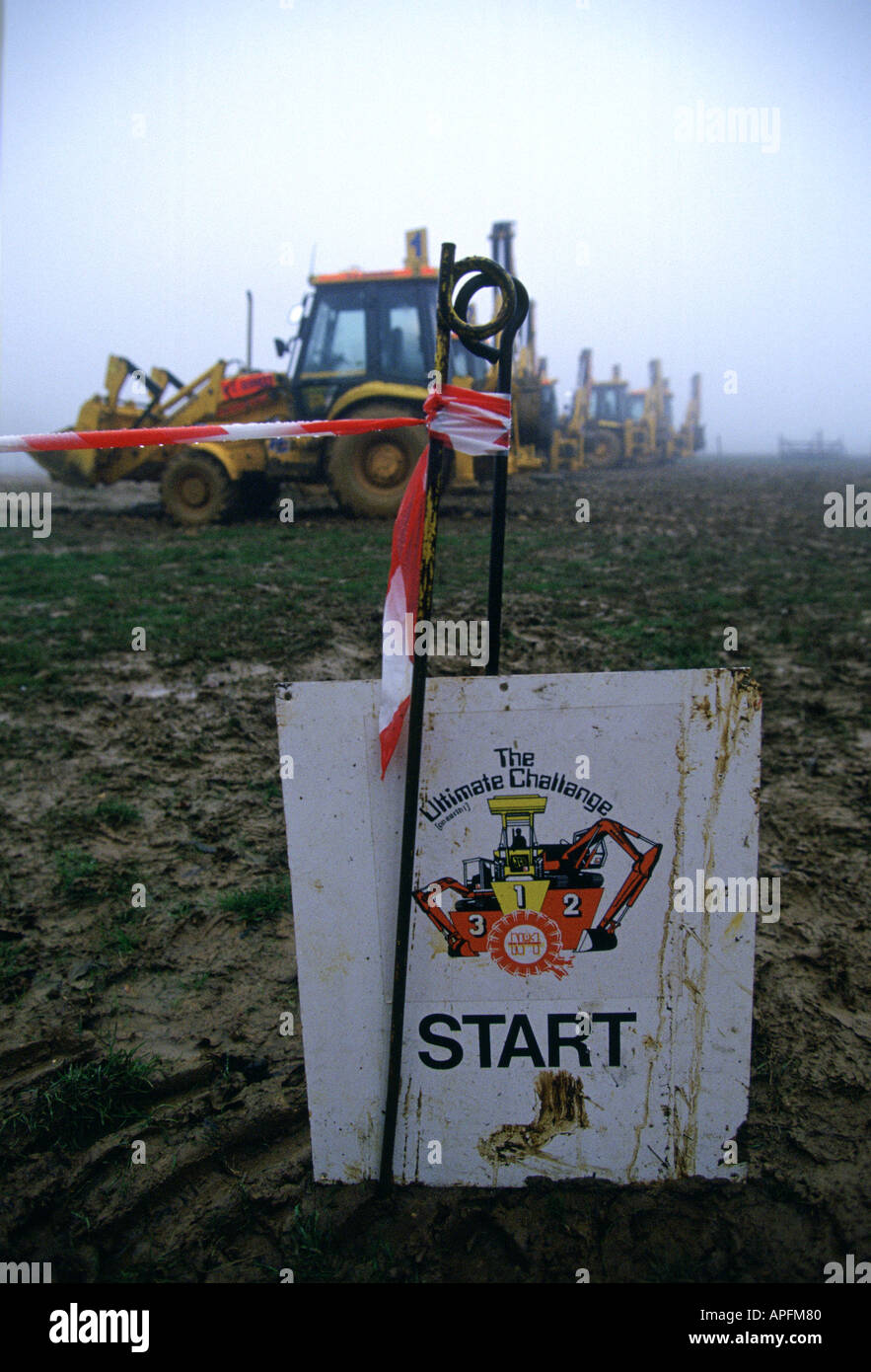 JCB RACING ACTION Stock Photo - Alamy