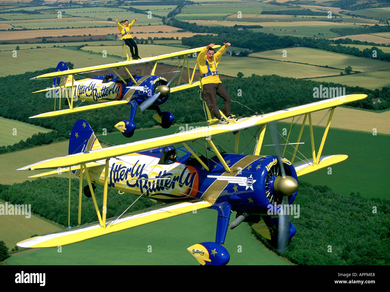 Stuntplane hi-res stock photography and images - Alamy