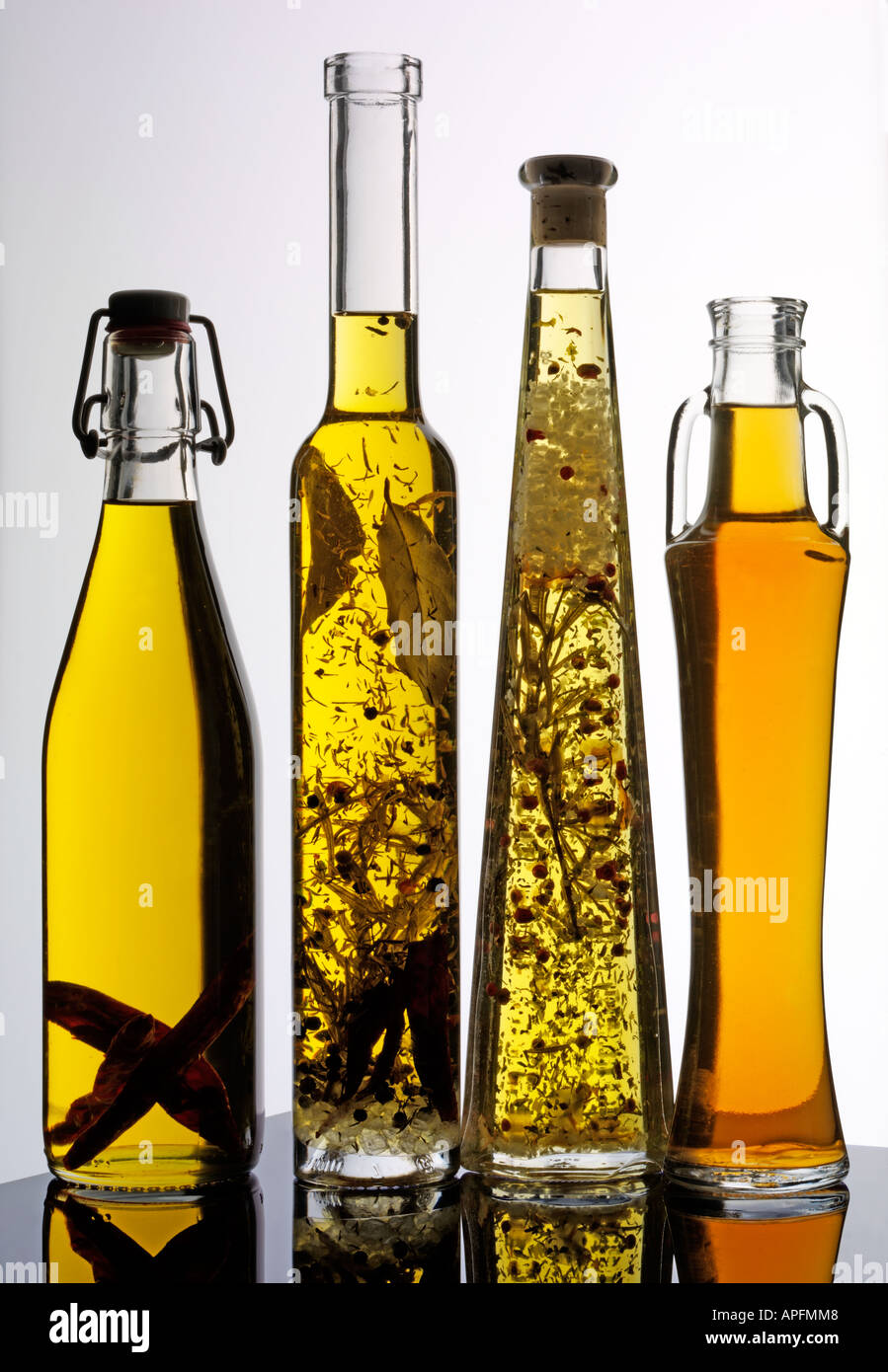 SELECTION OF COOKING OILS Stock Photo - Alamy