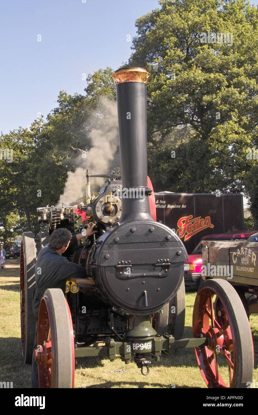 Vintage Steam Engine Stock Photo - Alamy