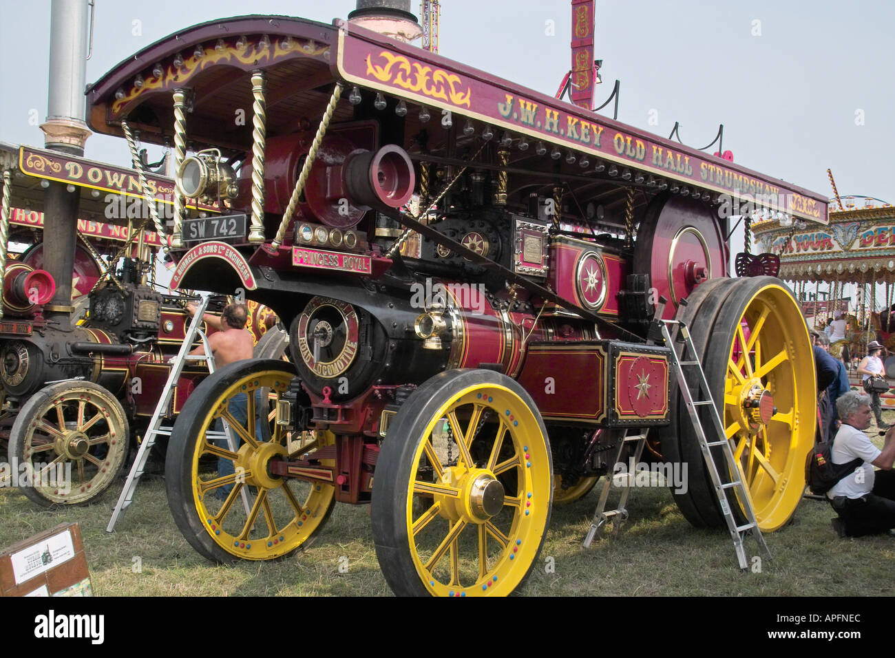 Showman's Steam Engine Stock Photo - Alamy