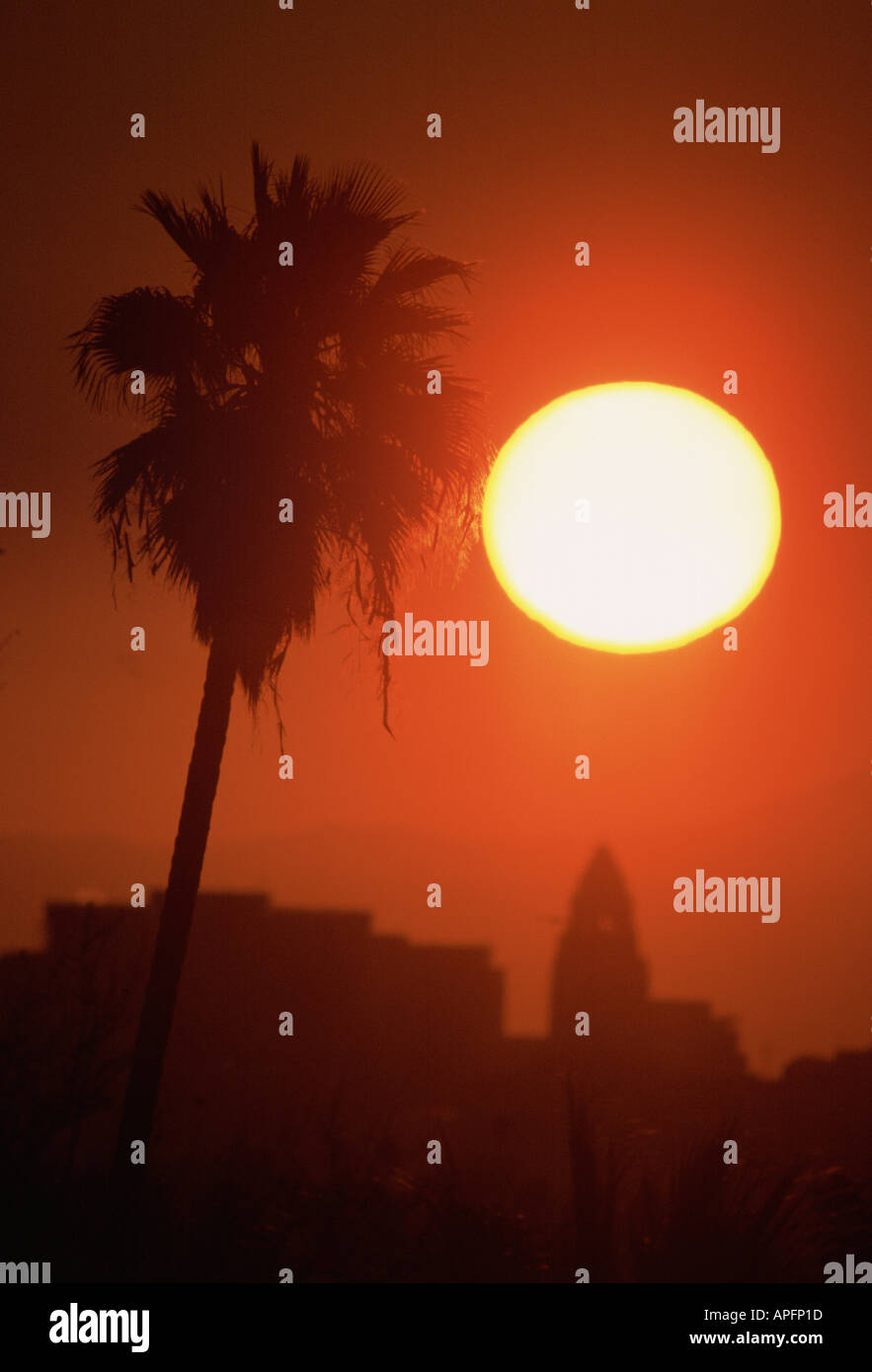 LOS ANGELES SUNRISE Stock Photo - Alamy