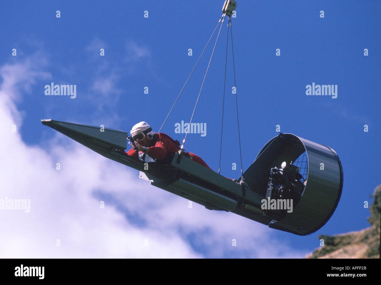 FLY BY WIRE ACTION NEW ZEALAND Stock Photo - Alamy