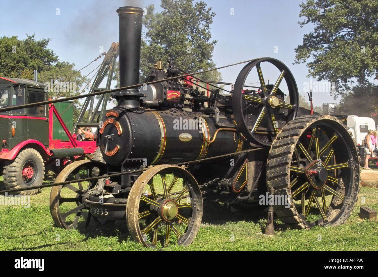 Large Static Traction Engine Stock Photo - Alamy