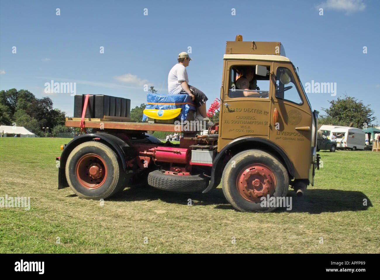 Vintage Atkinson Commercial Truck Stock Photo - Alamy