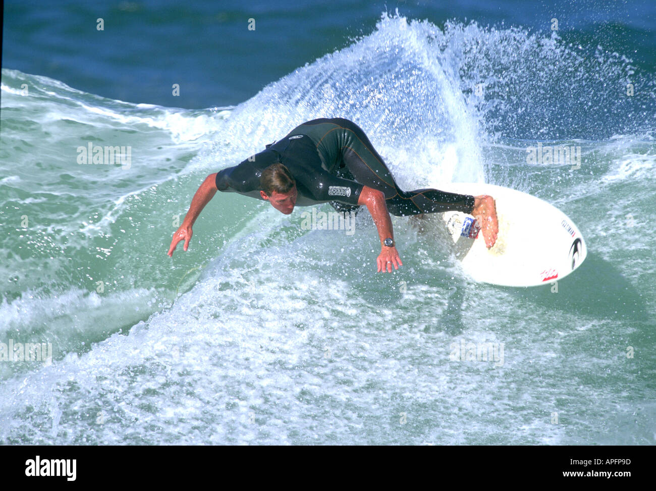 Spencer Hargreaves surfer france Stock Photo - Alamy