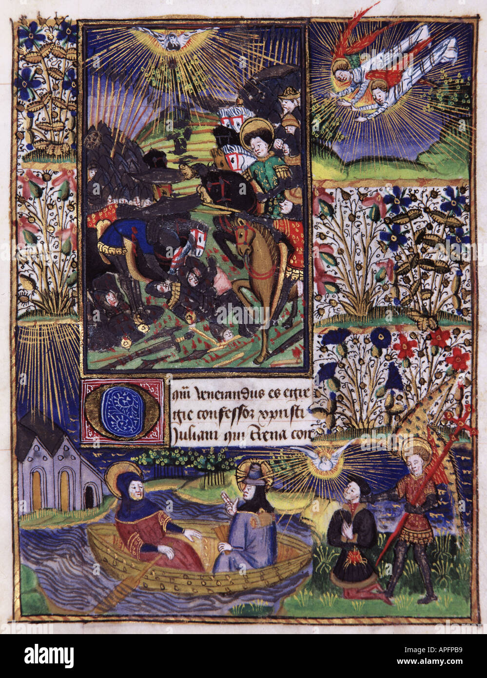 Manuscript of the Rohan Montauban Hours Large composition with two ...