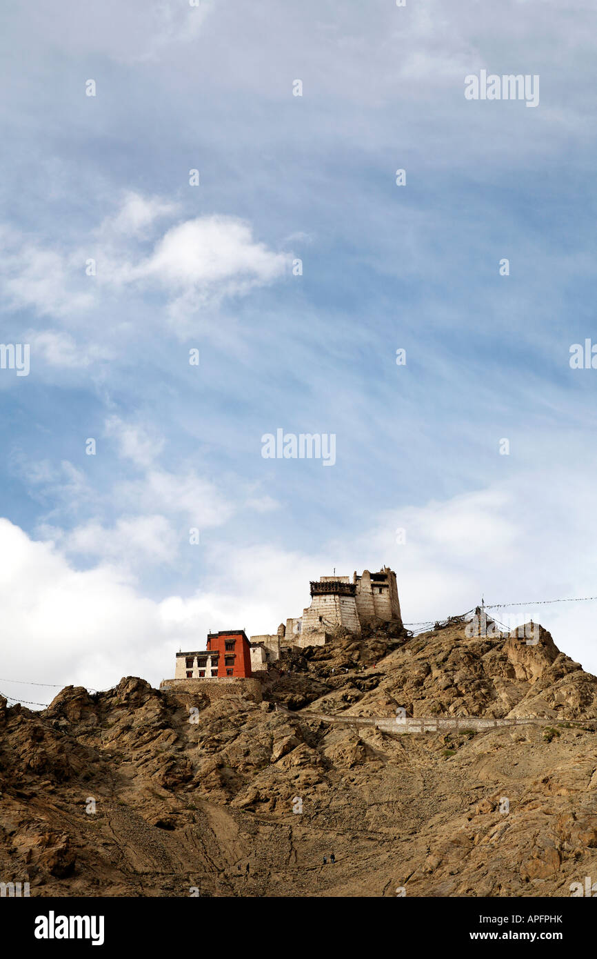 Tsemo Gompa and the Victory Fort in Leh Ladakh India Stock Photo - Alamy