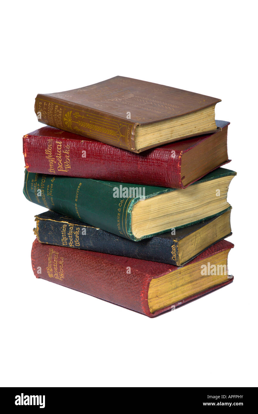 Poetry books Cut Out Stock Images & Pictures - Alamy
