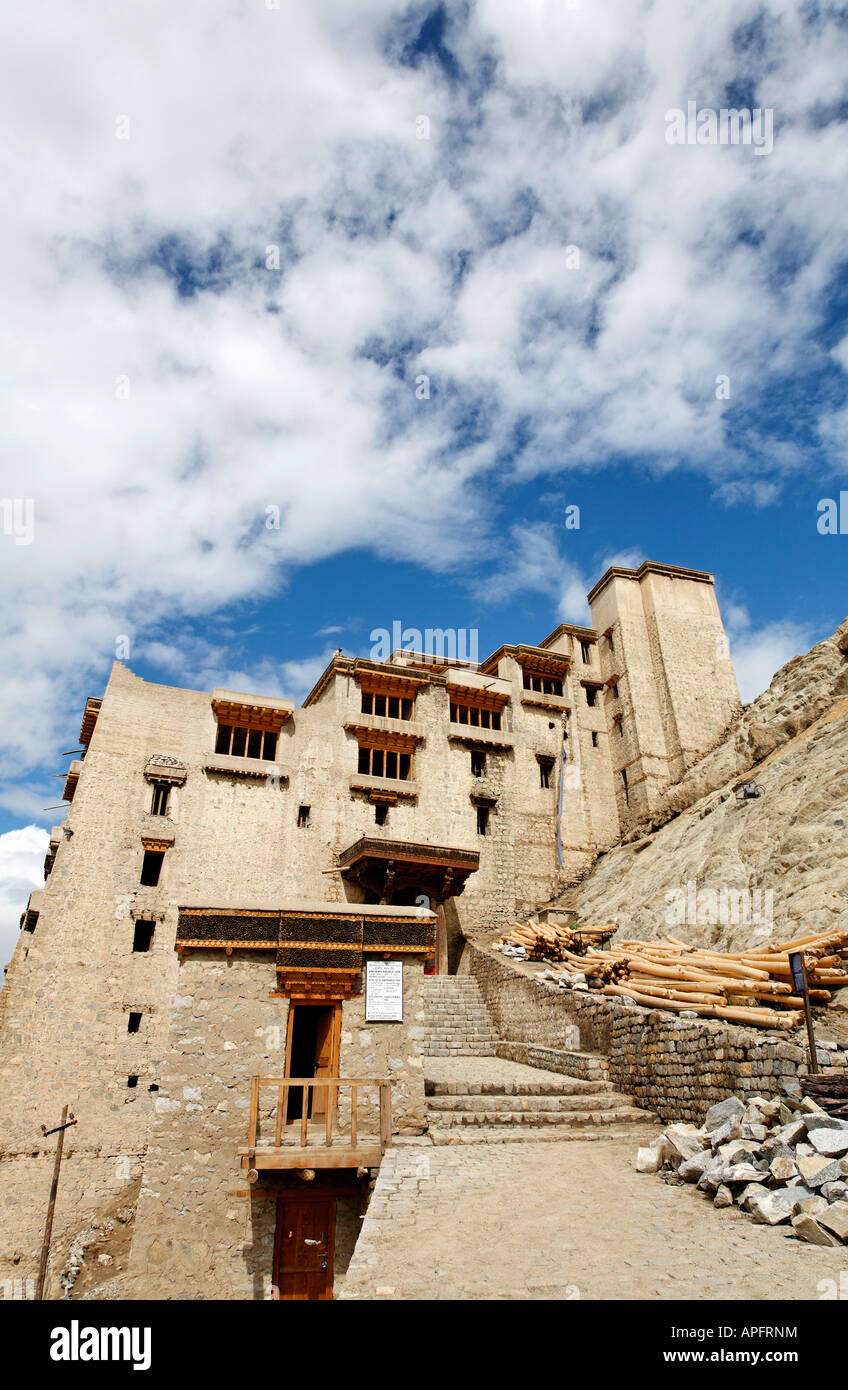 Leh Palace overlooking Leh Ladakh India Stock Photo - Alamy