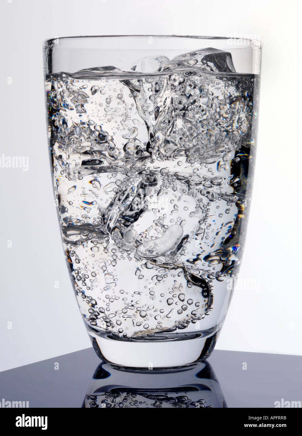 GLASS OF SODA WATER Stock Photo - Alamy