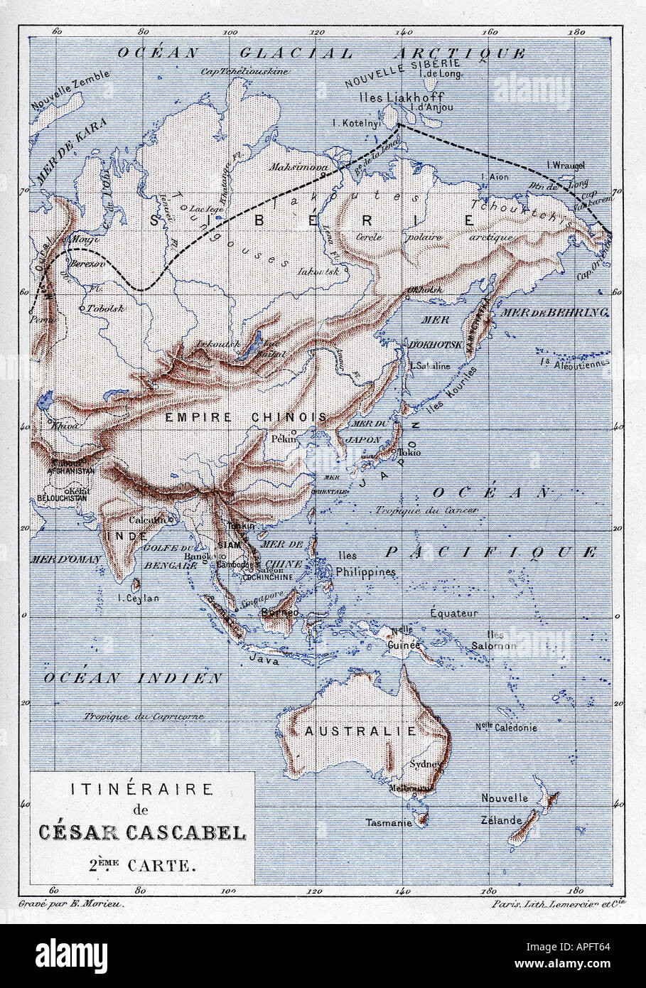 Map of cesar hi-res stock photography and images - Alamy