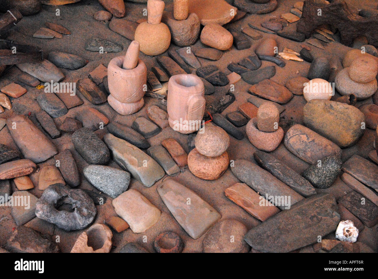 Stone tools and artifacts hi-res stock photography and images - Alamy